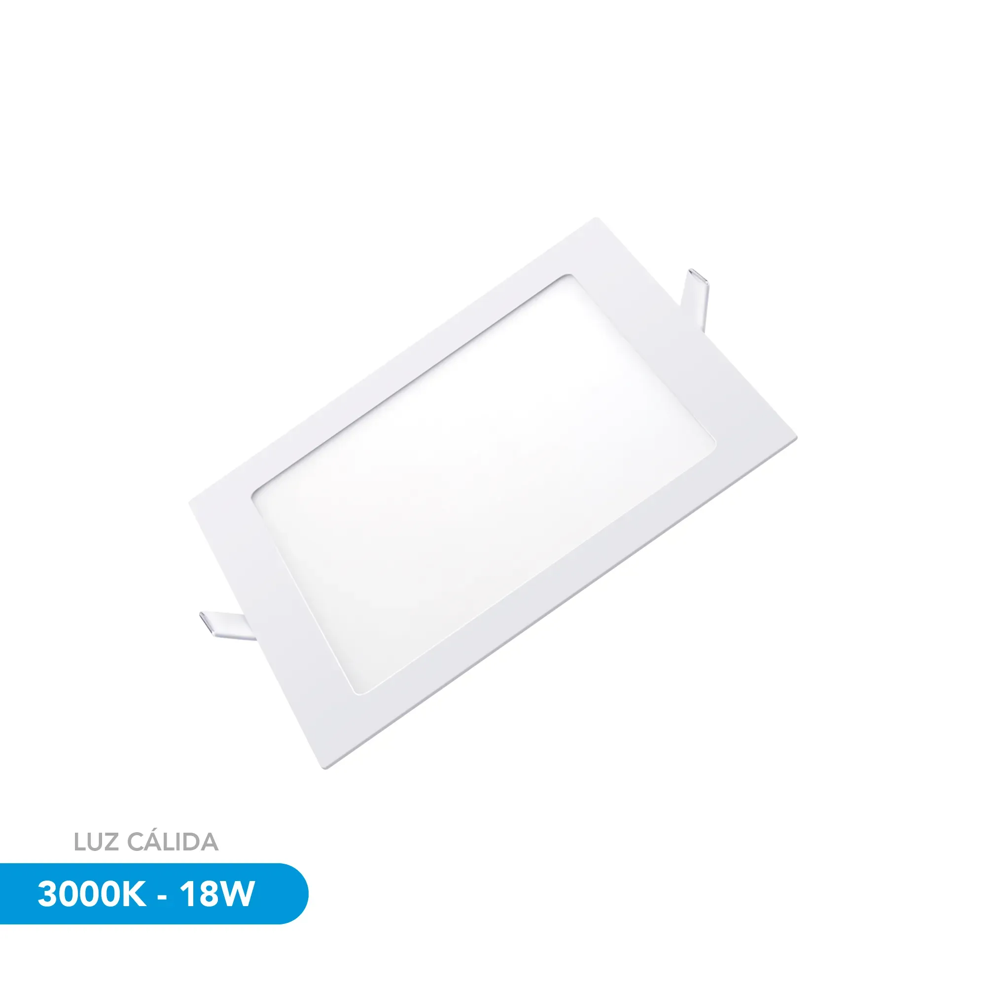 LUZ LED CUADRADA DE EMPOTRAR 3000K 18W, S150, DIMAX - Comercial Chiriguano
